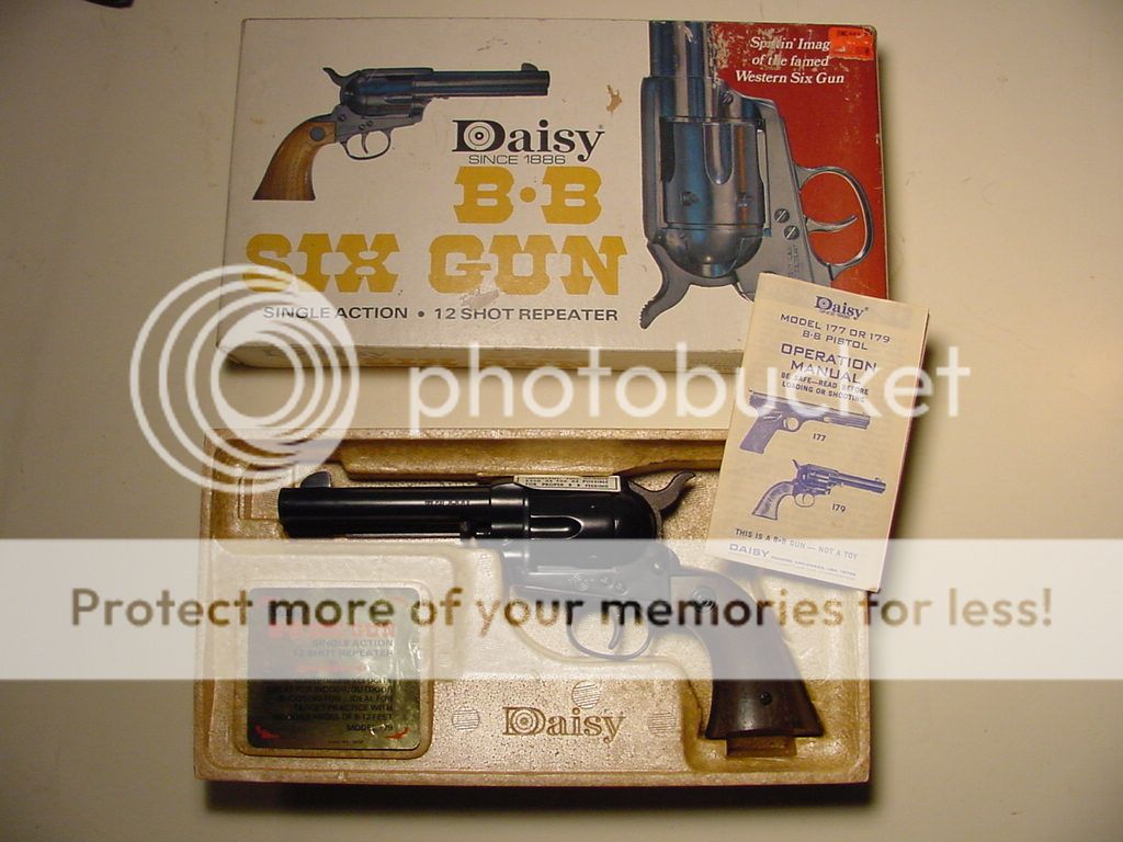 Unfired Nib Daisy 179 Colt Saa Bb Gun Crosman For Sale at GunAuction ...