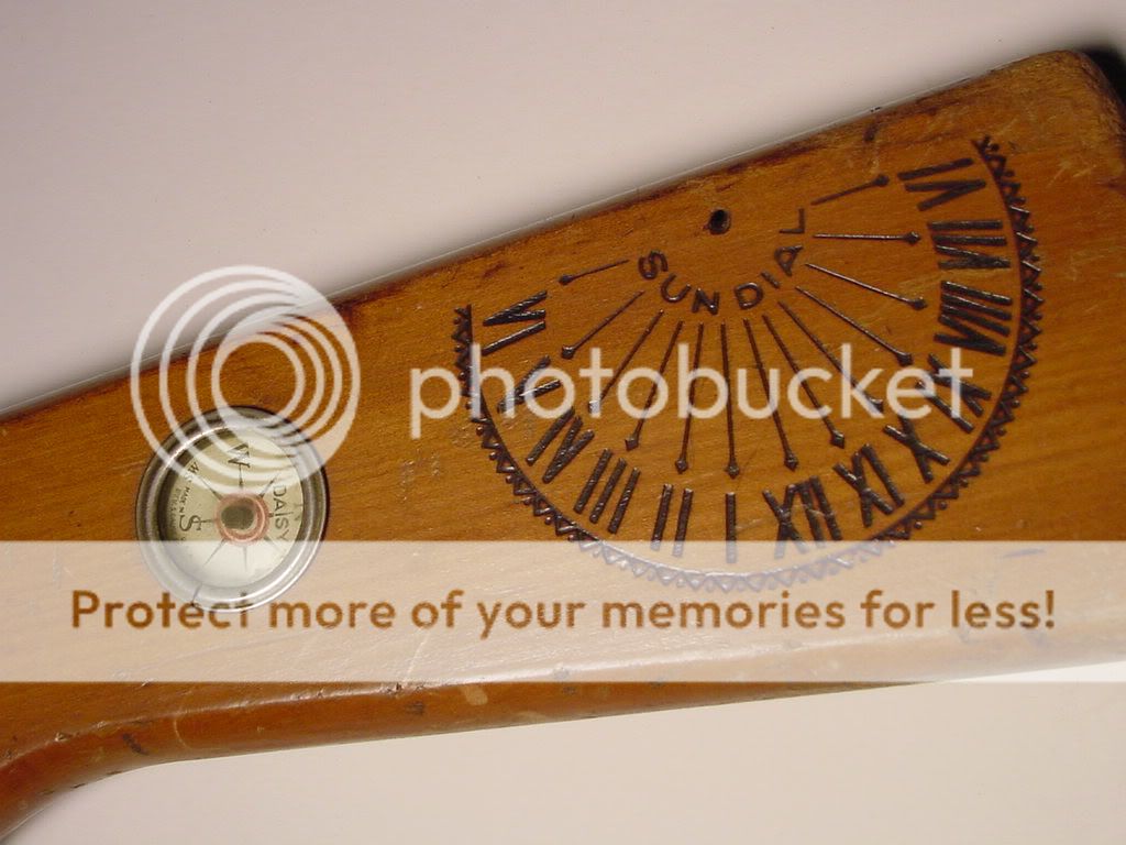 Daisy No. 107 Buck Jones Bb Gun W Sundial Compass For Sale at ...