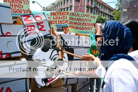 Larawan: Presidentiables hinamon na tumindig laban sa OWWA Omnibus ...